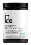 FocusDrive pre-workout blue raspberry flavour