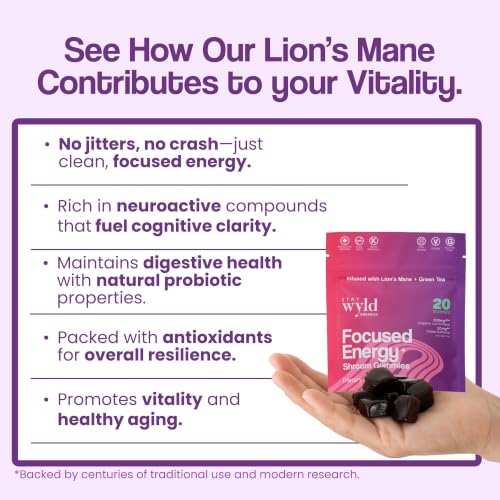 Focused Energy+ gummies for improved concentration