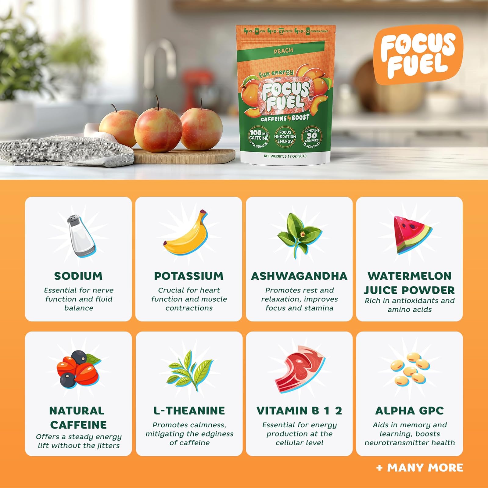 FocusFuel chews for pre-workout boost