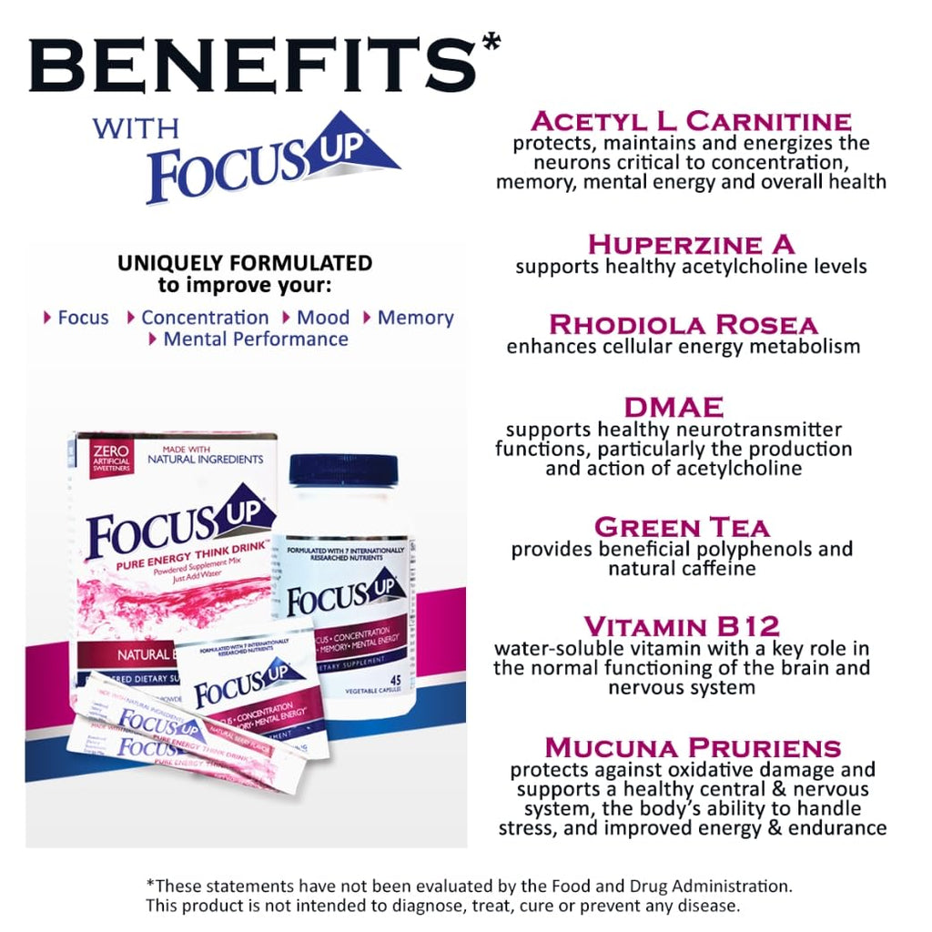 FocusUP whole food multivitamin benefits