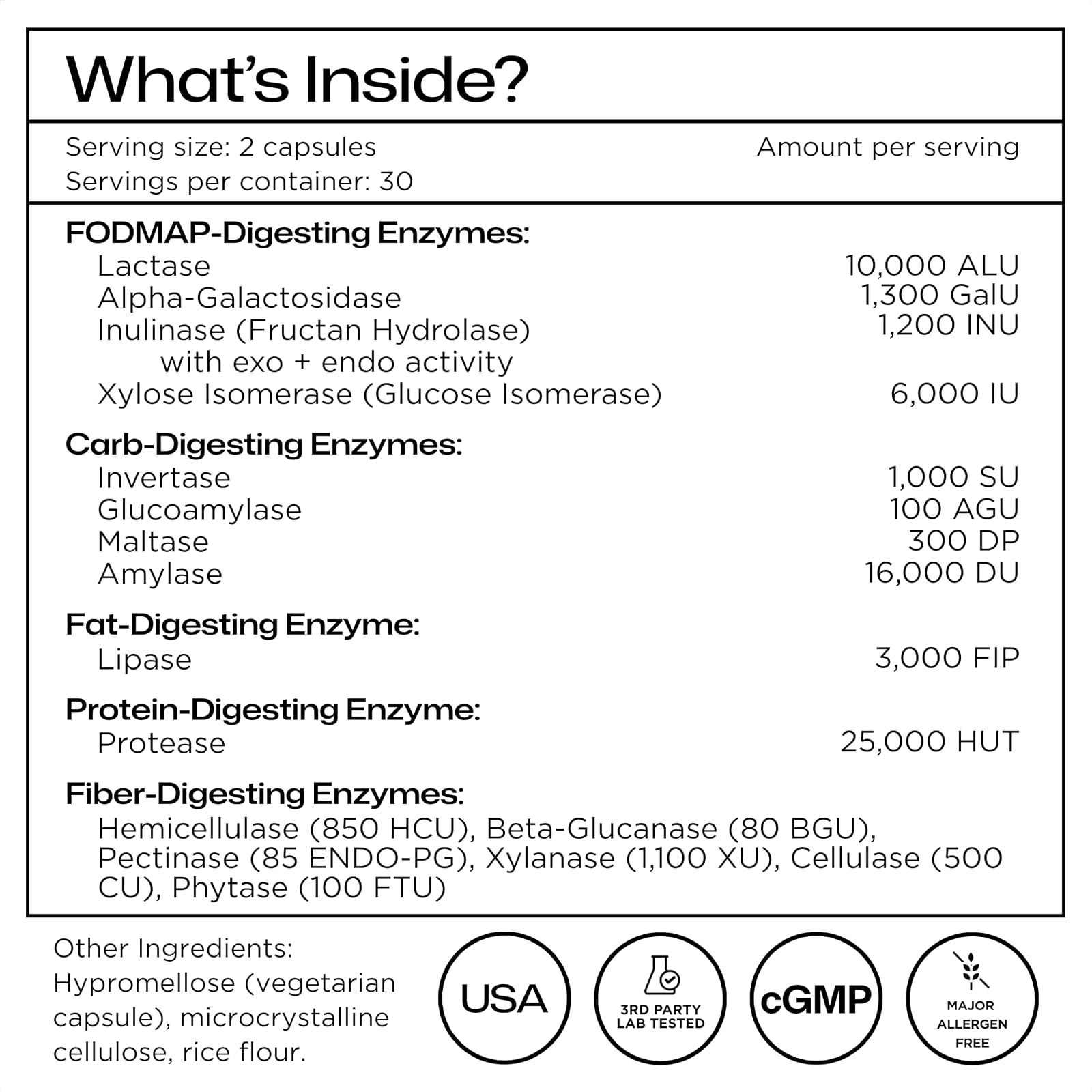 FODAWAY capsules for digestive support