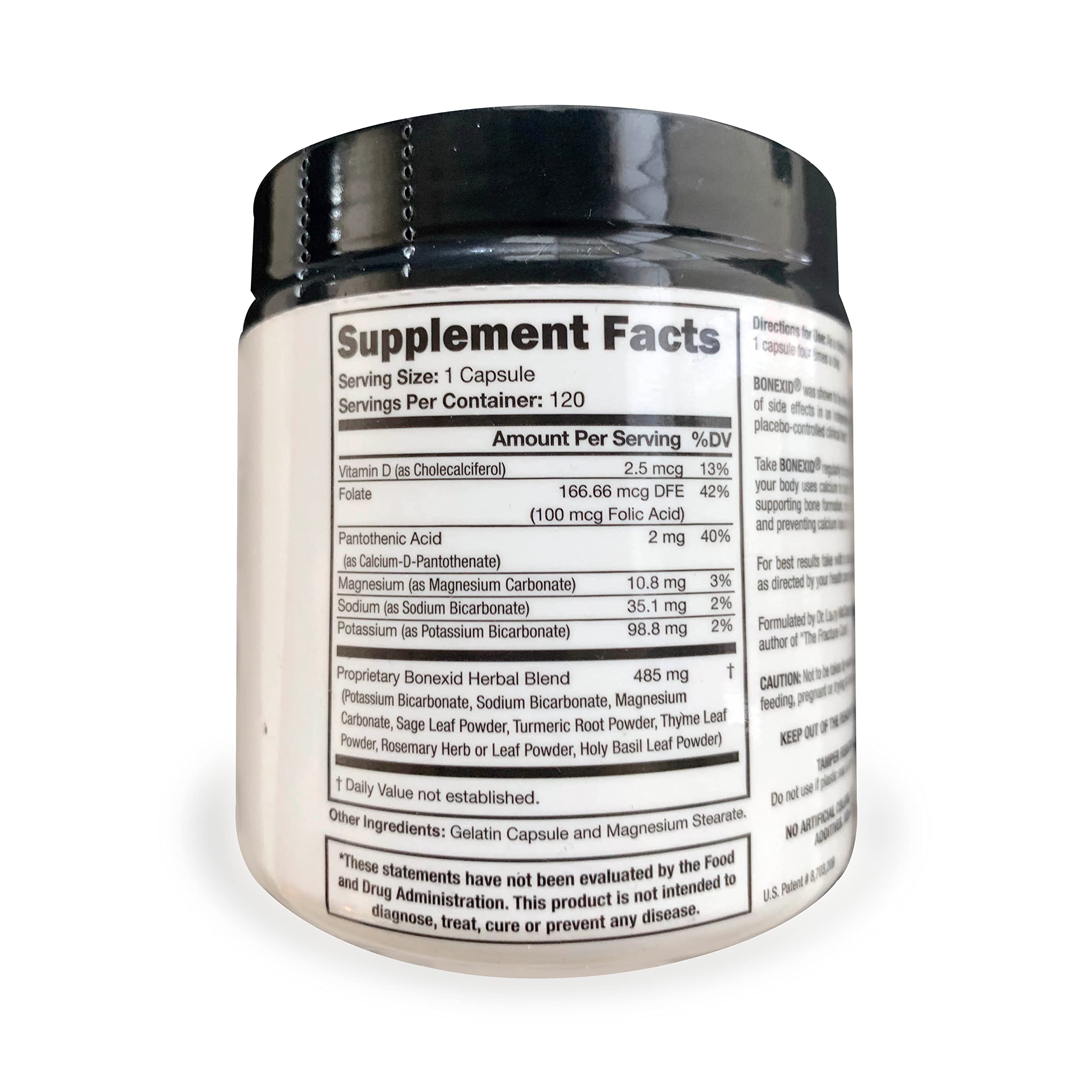 folate enriched bone health capsules