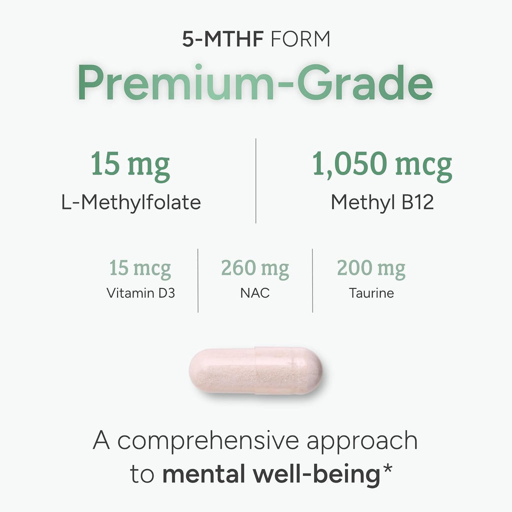 Folate & folic acid supplement for mood support
