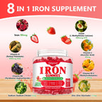 Folate infused iron gummies Canada