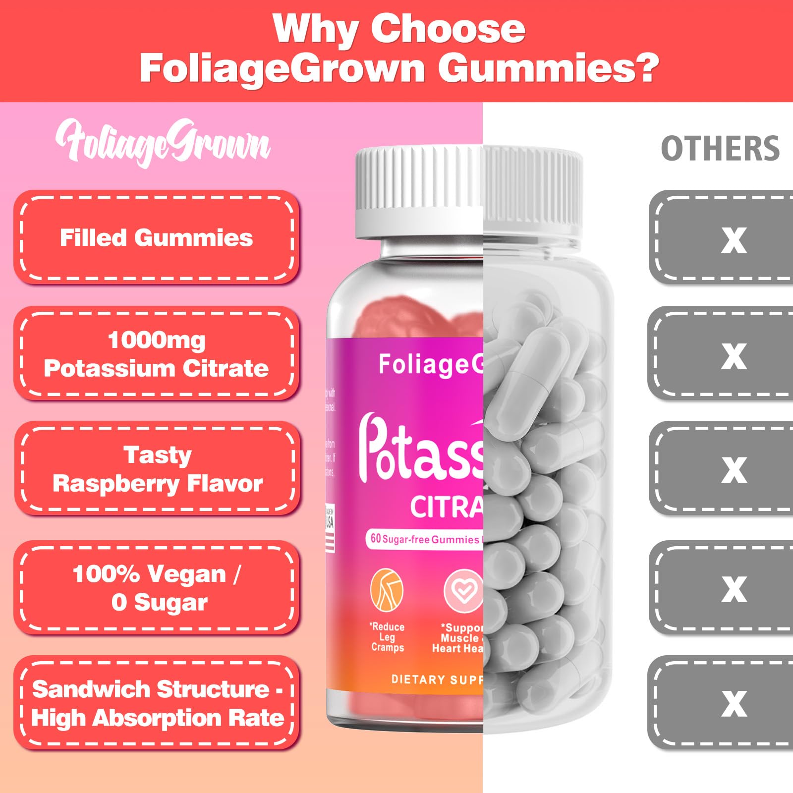 FoliageGrown potassium for overall health