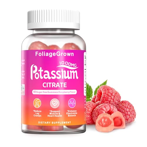 FoliageGrown potassium gummies for muscle support