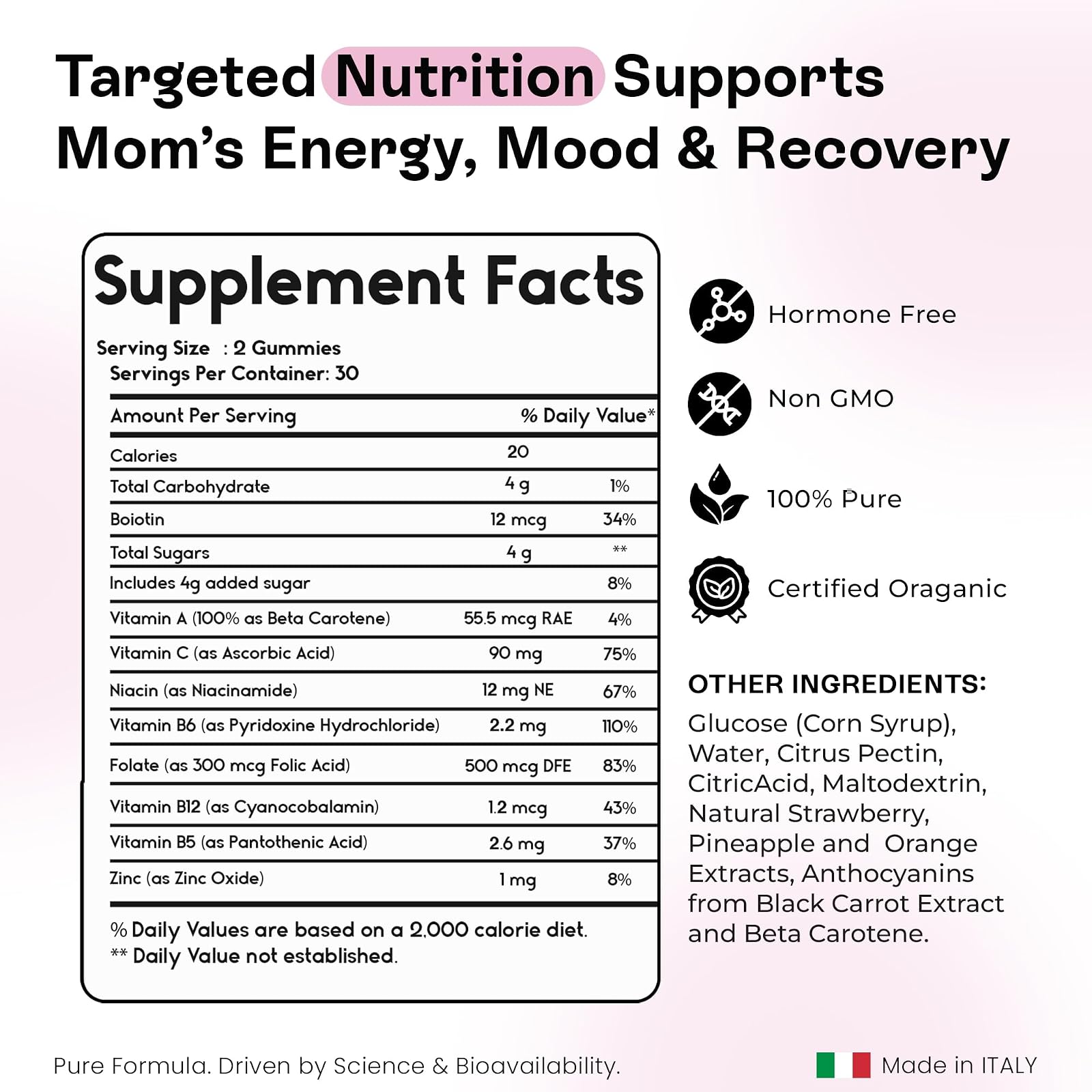 folic acid and DHA gummies