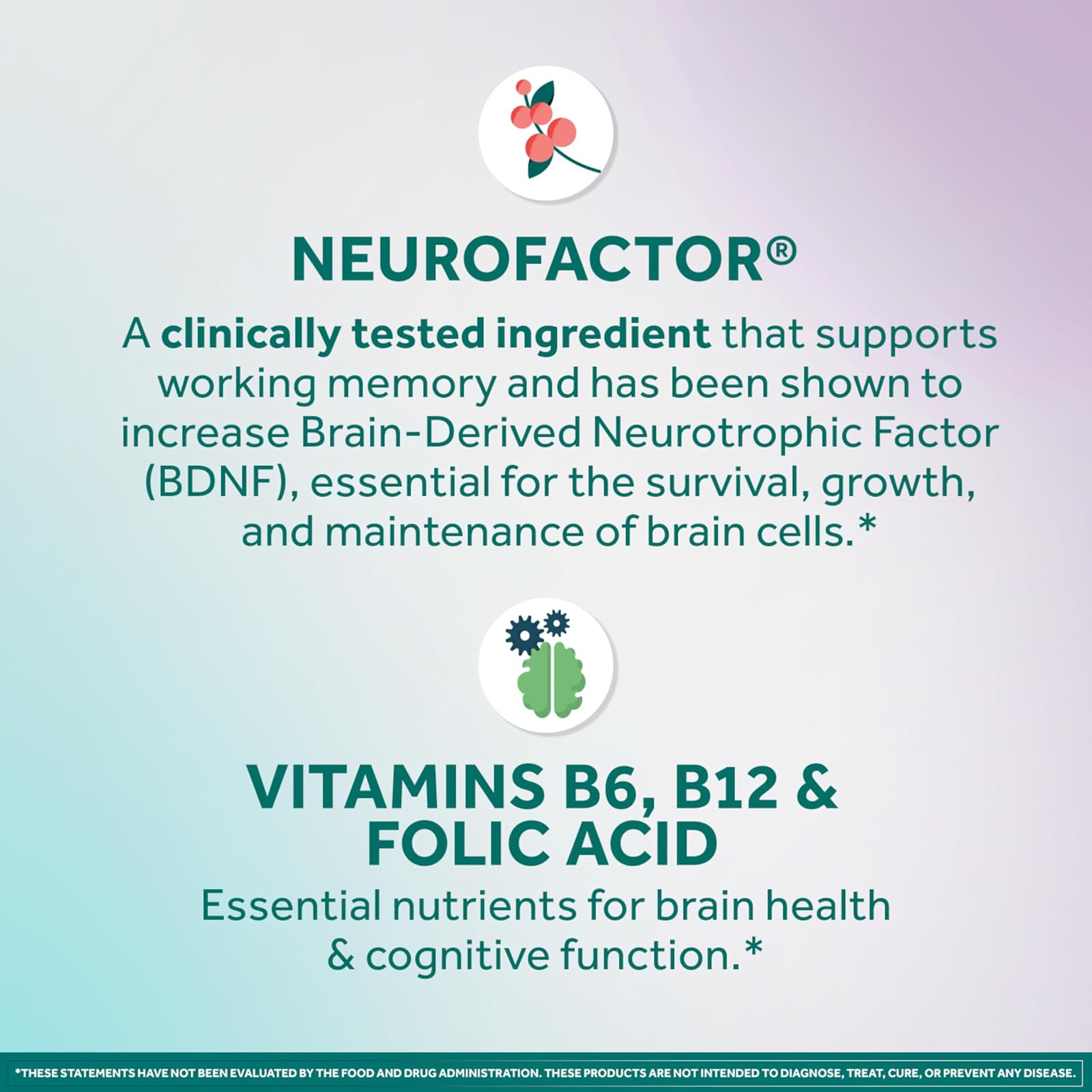 Folic acid for enhanced brain function