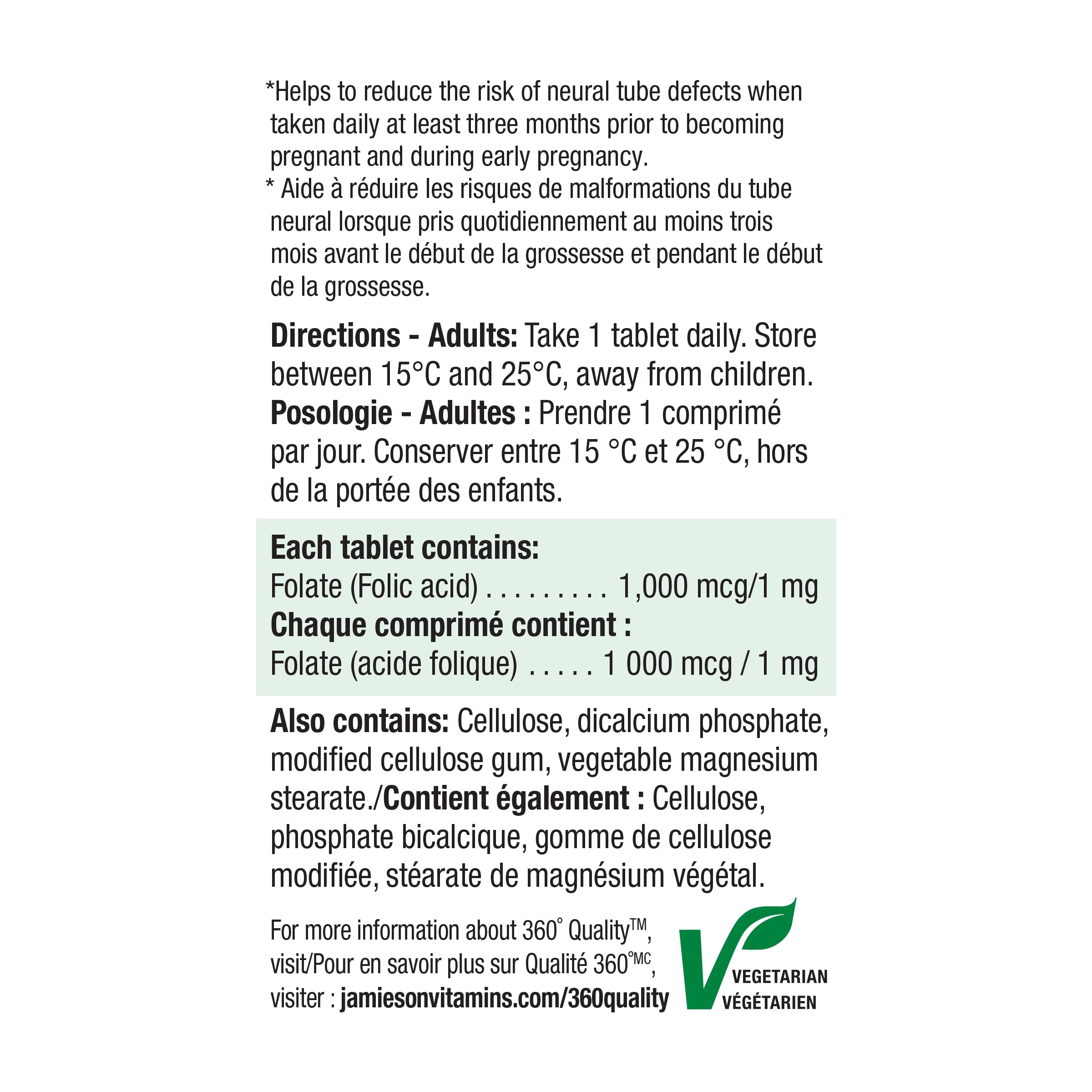 Folic acid for mood enhancement