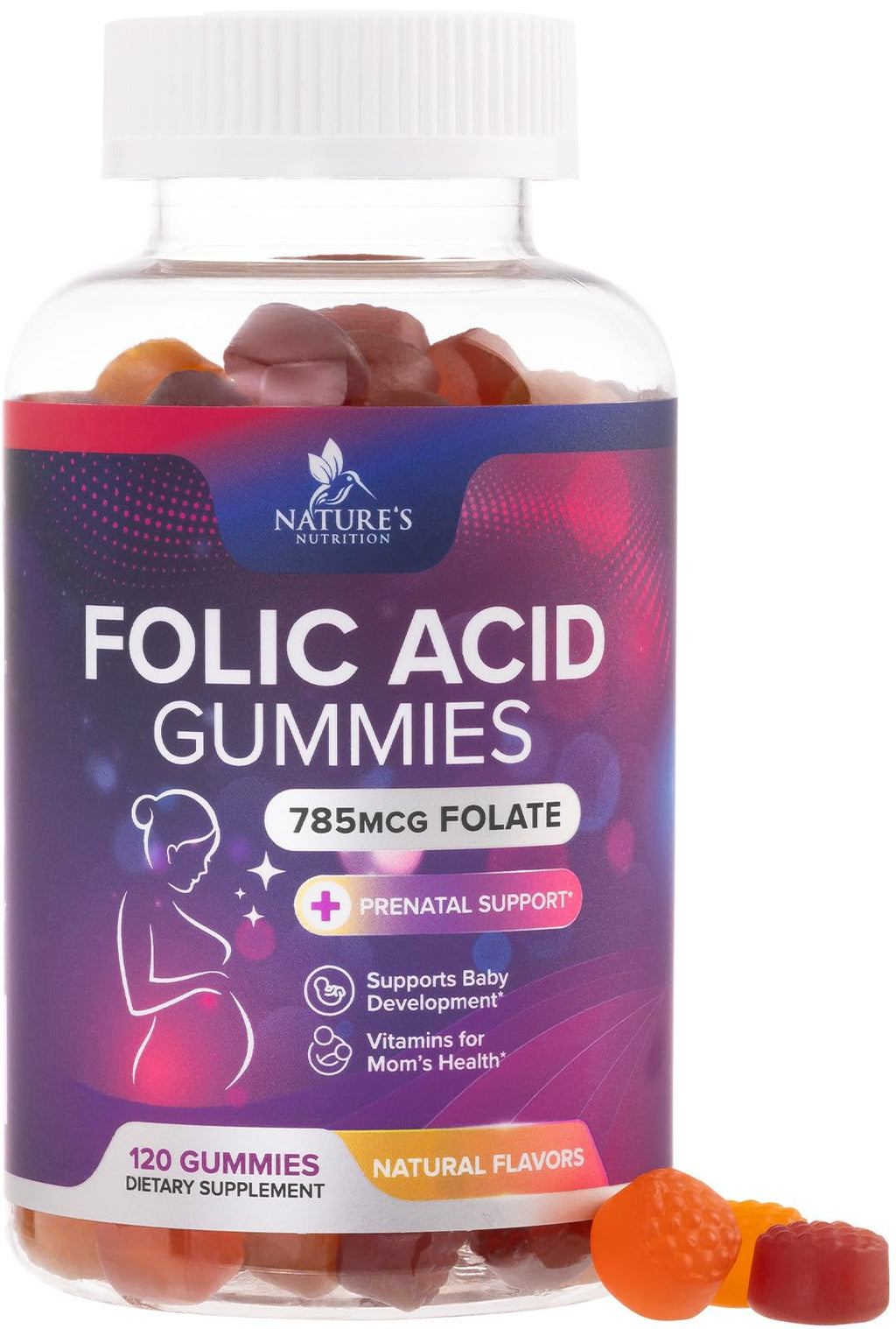Folic Acid Gummies for prenatal health