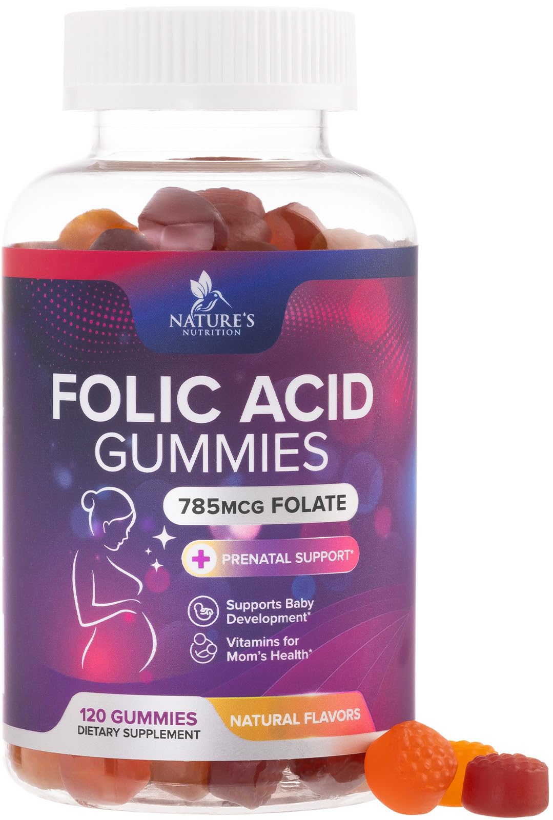 Folic Acid Gummies for prenatal health