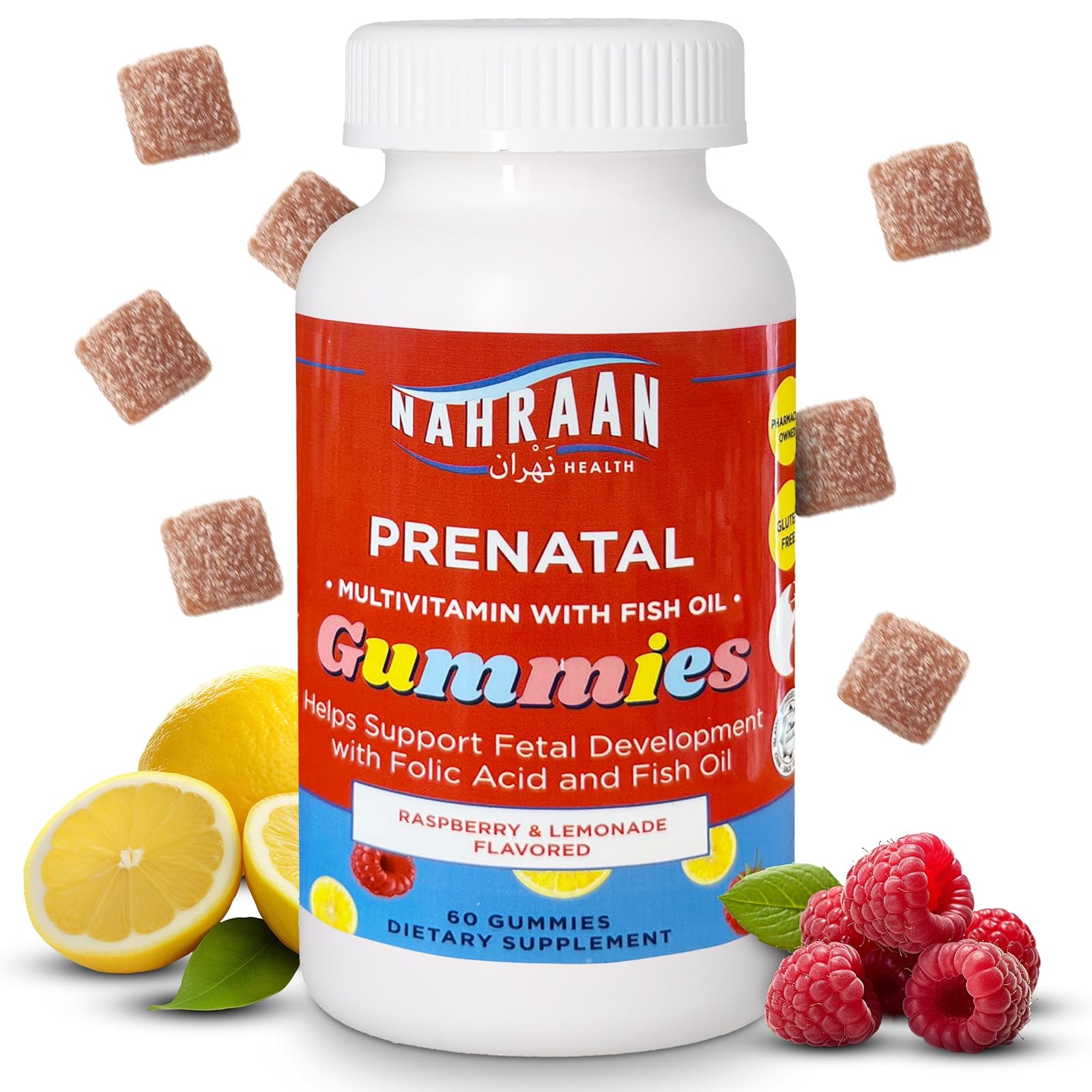 Folic acid prenatal vitamin gummies
