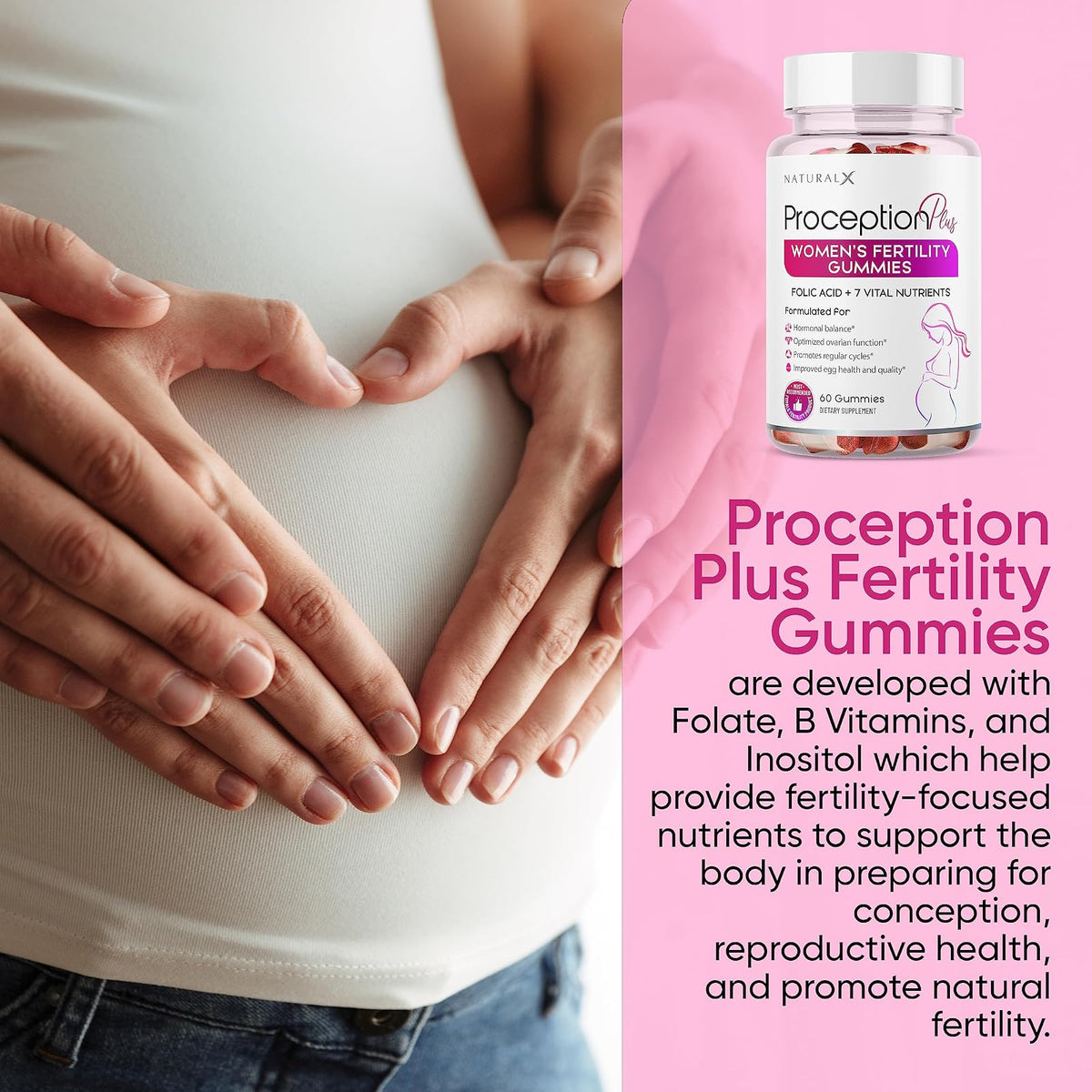 Folic acid support for conception