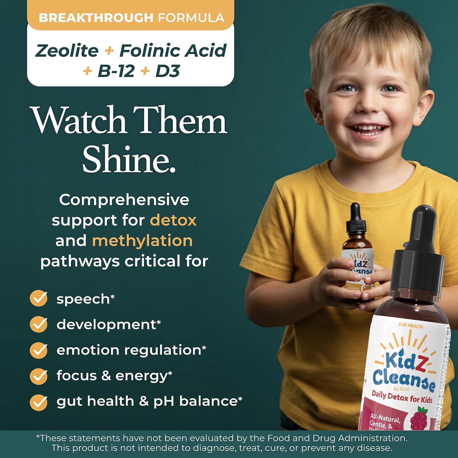Folinic acid benefits for children