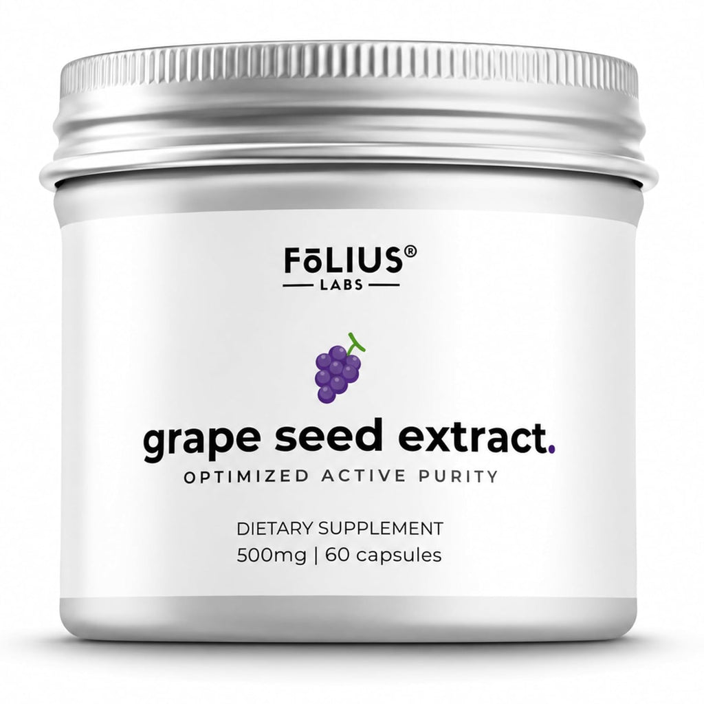 FOLIUS LABS grape seed extract capsules