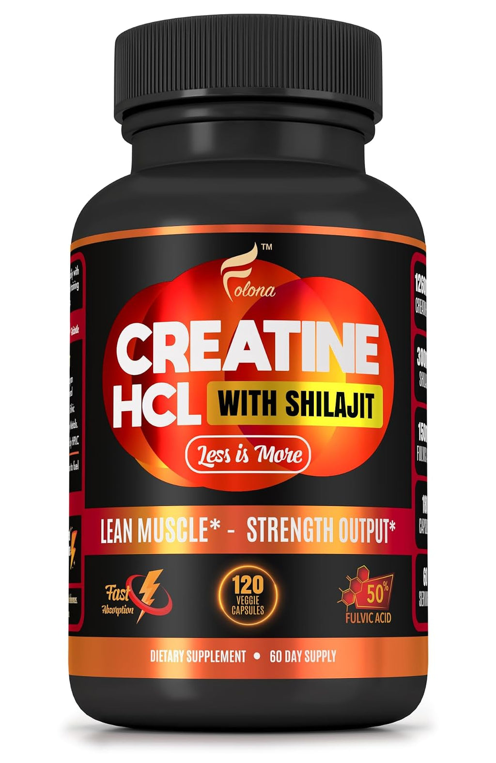 FOLONA creatine HCL capsules