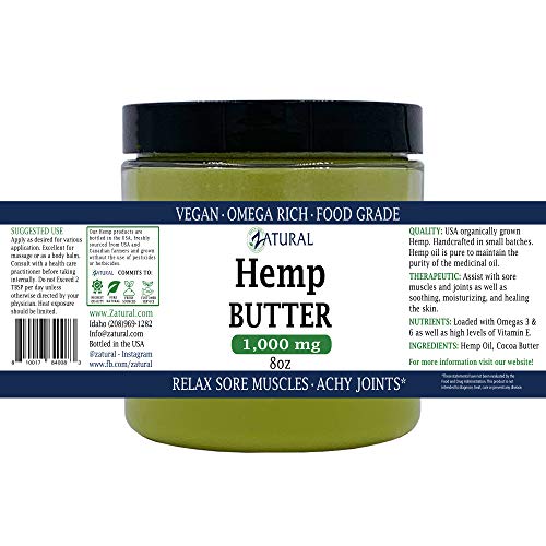 Food grade hemp butter for cooking
