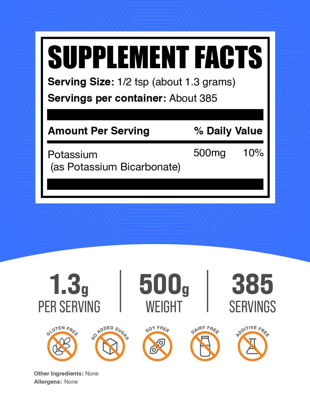 food grade potassium bicarbonate benefits