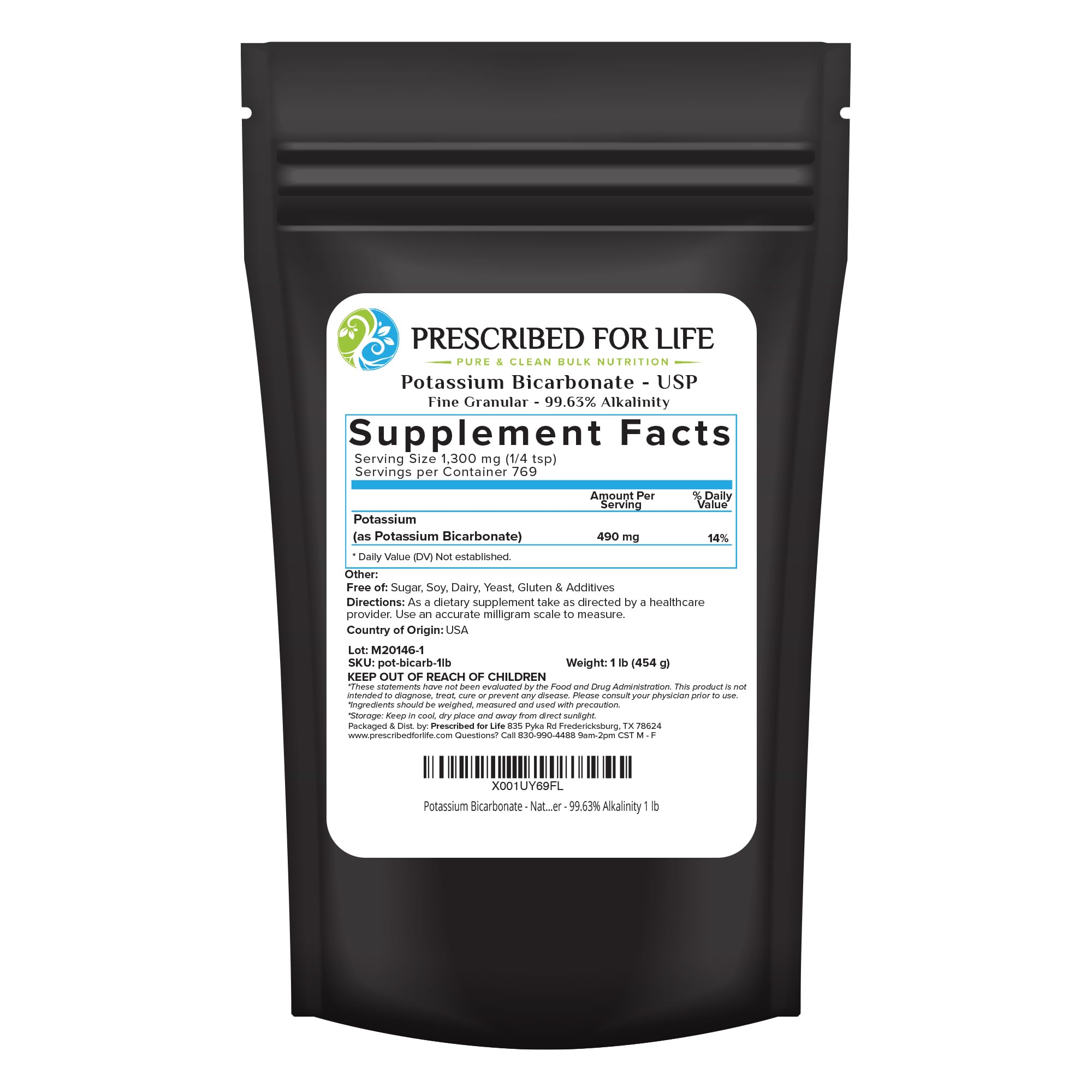 food grade potassium for plants