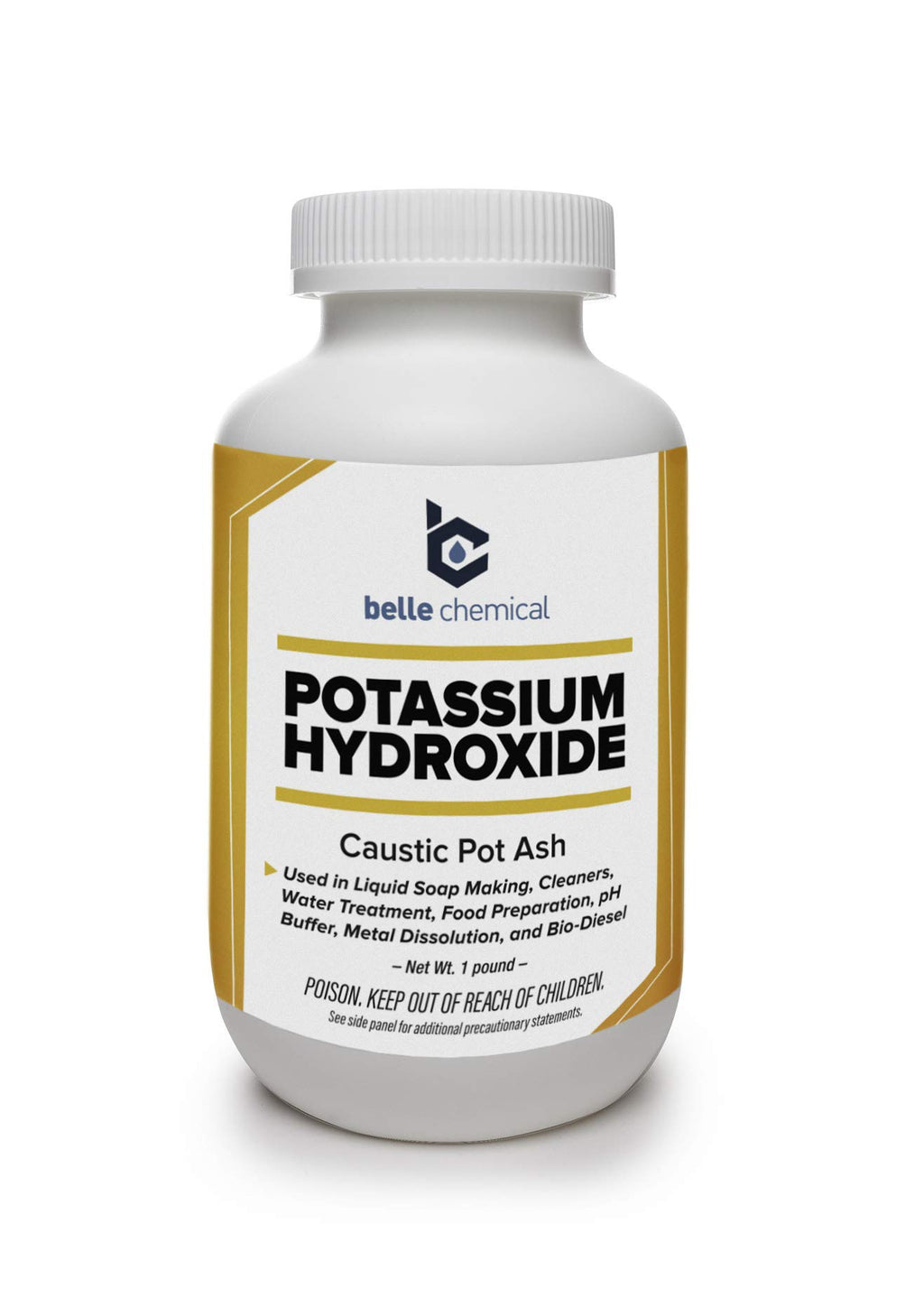 food grade potassium hydroxide jar