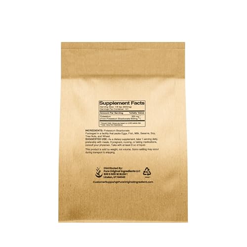 food safe potassium bicarbonate benefits