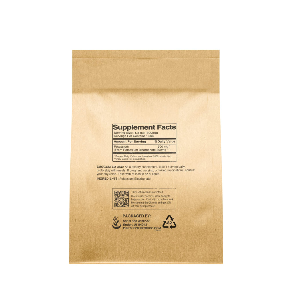 food safe potassium for cooking