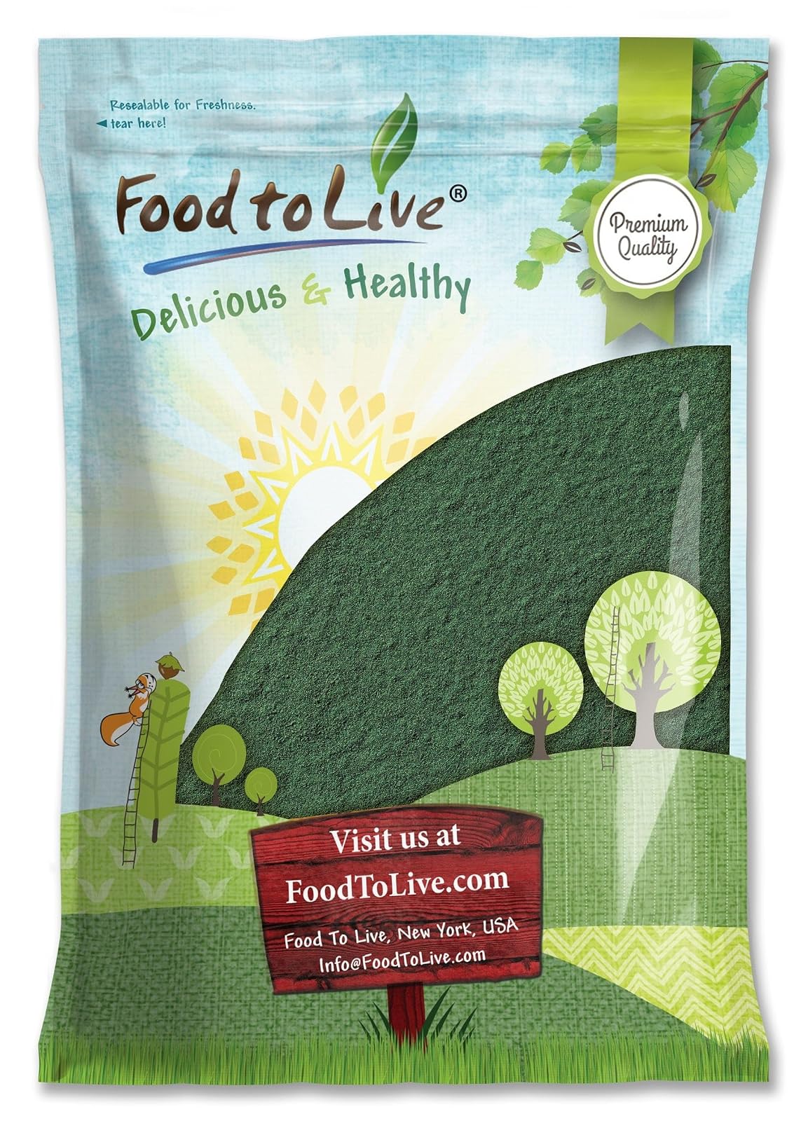 Food to Live chlorella powder bulk