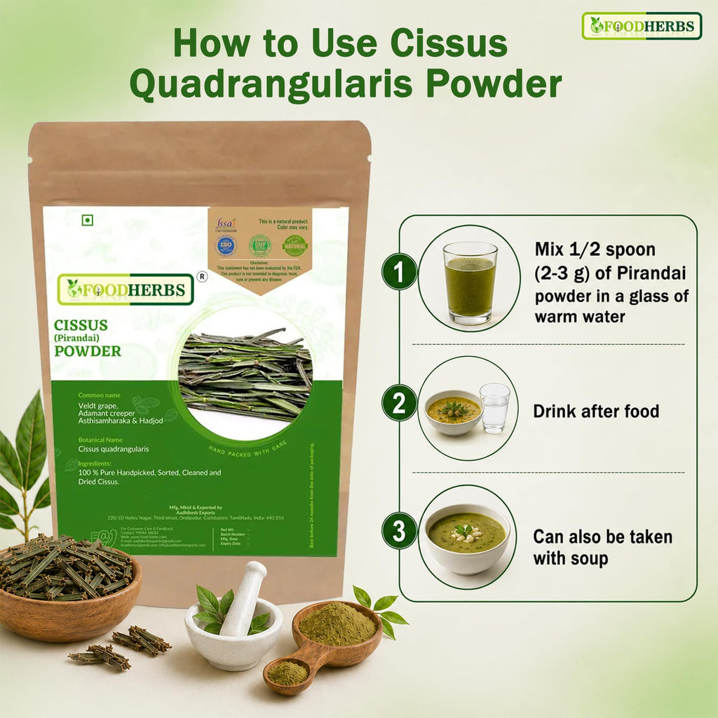 foodherbs cissus quadrangularis for vitality