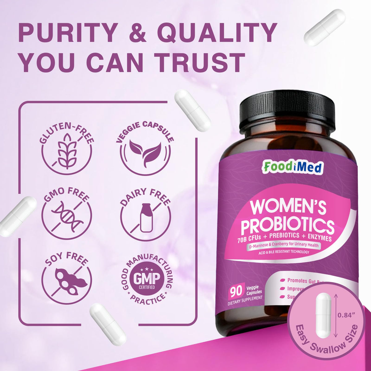 FoodiMed probiotics for women's health