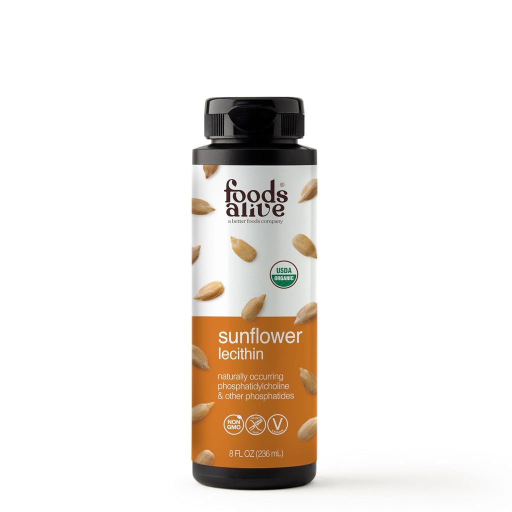 Foods Alive sunflower lecithin liquid benefits