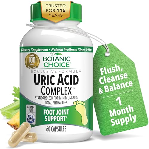 Foot joint support with celery seed