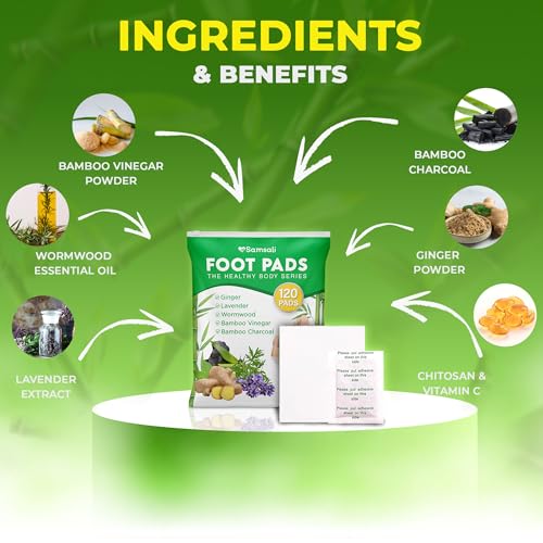 foot pads with wormwood for calming