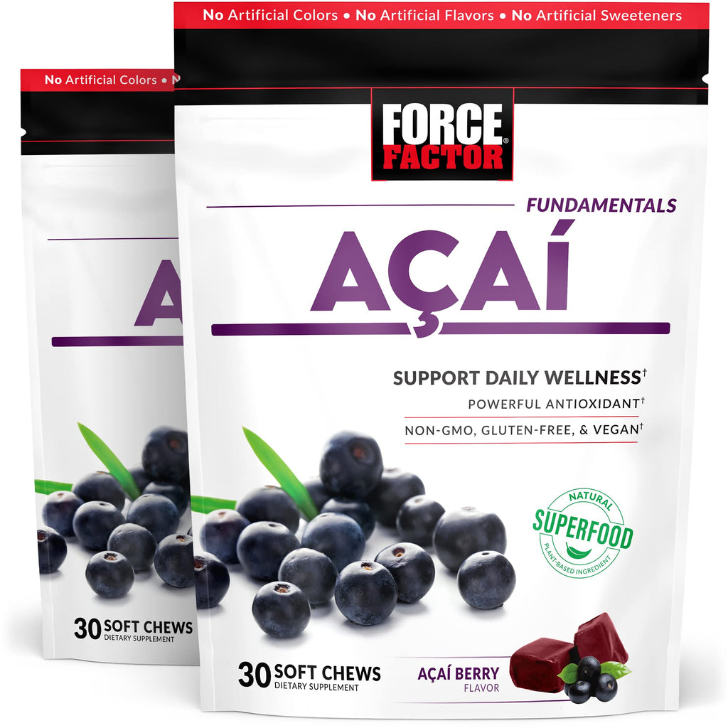 Force Factor Acai immune support chews