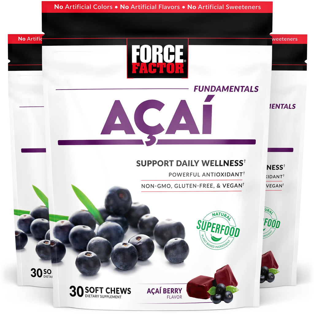 Force Factor Acai immune support chews