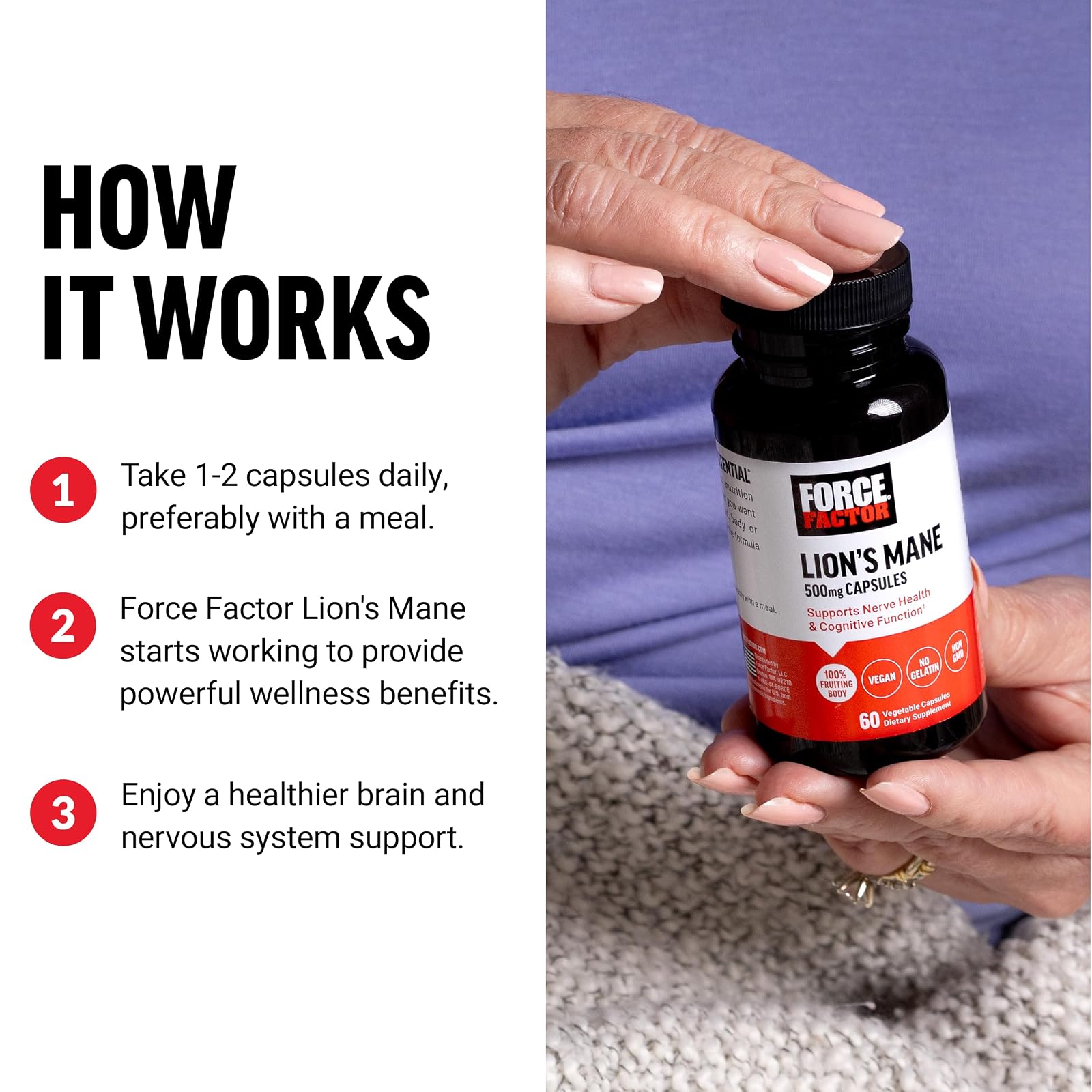 Force Factor adaptogen for mental clarity