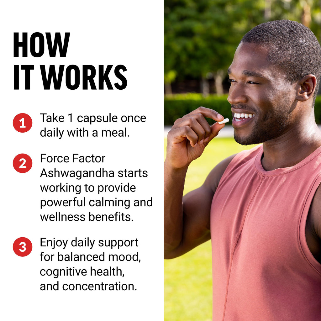 Force Factor ashwagandha for better sleep