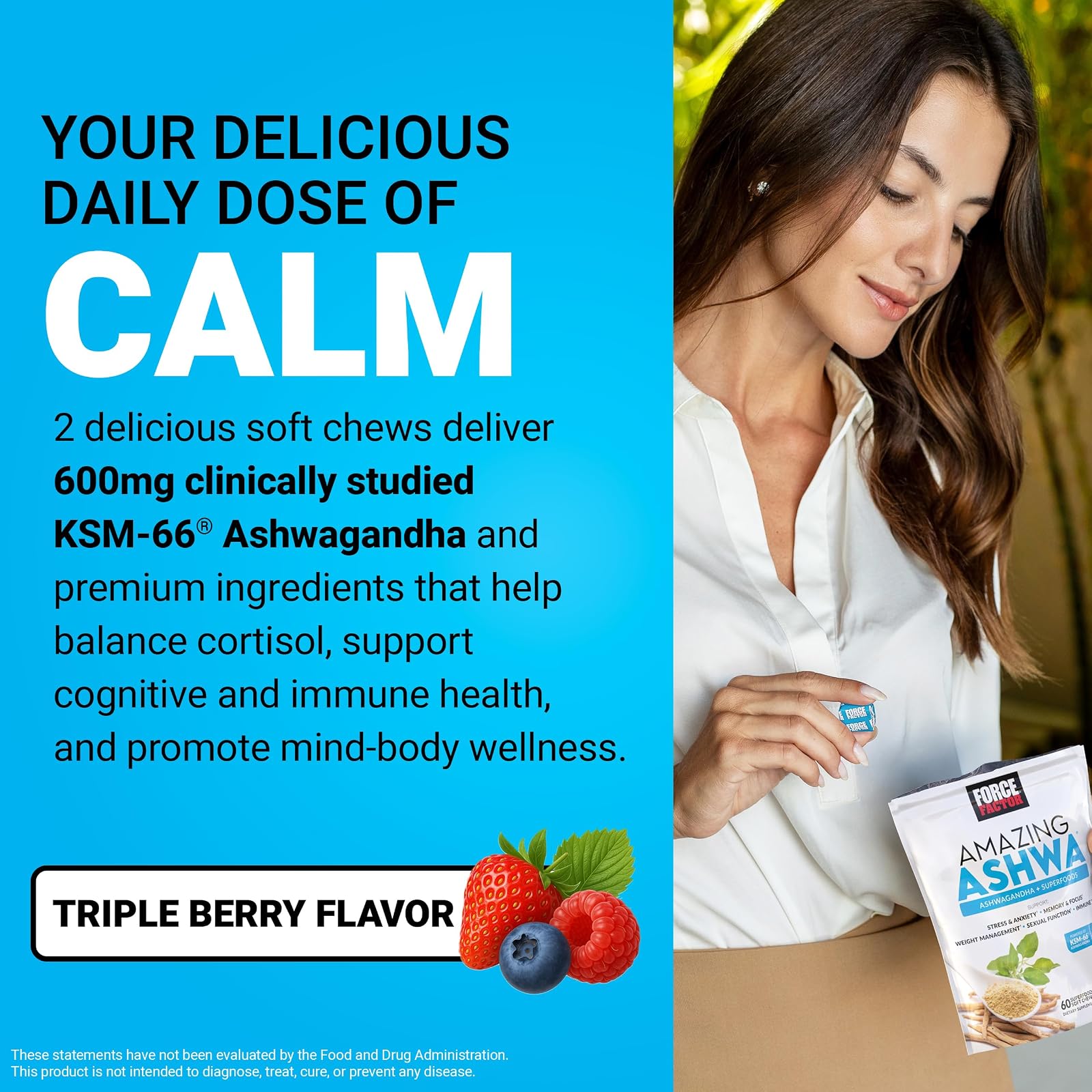 Force Factor ashwagandha for mood enhancement