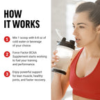 Force Factor BCAA for post-workout recovery