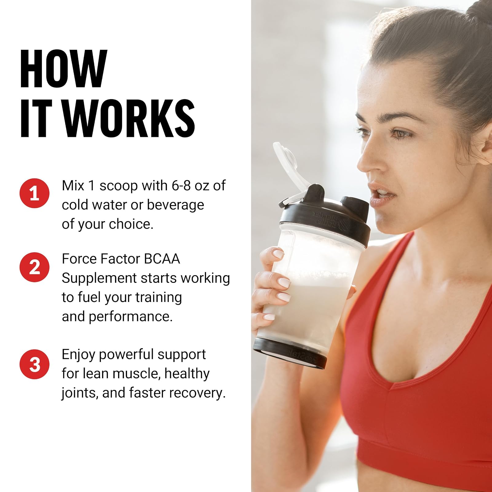 Force Factor BCAA for post-workout recovery