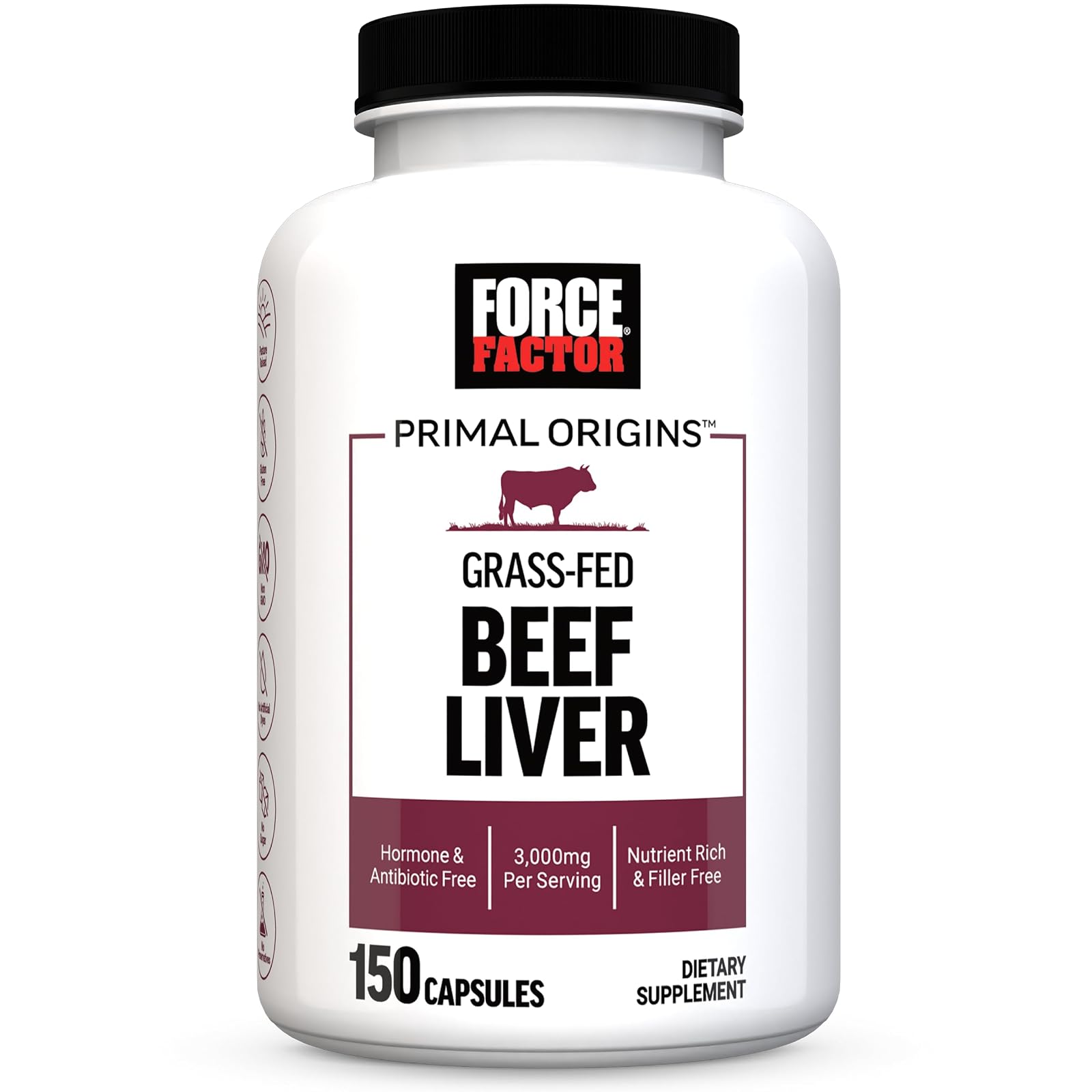 Force Factor beef liver capsules