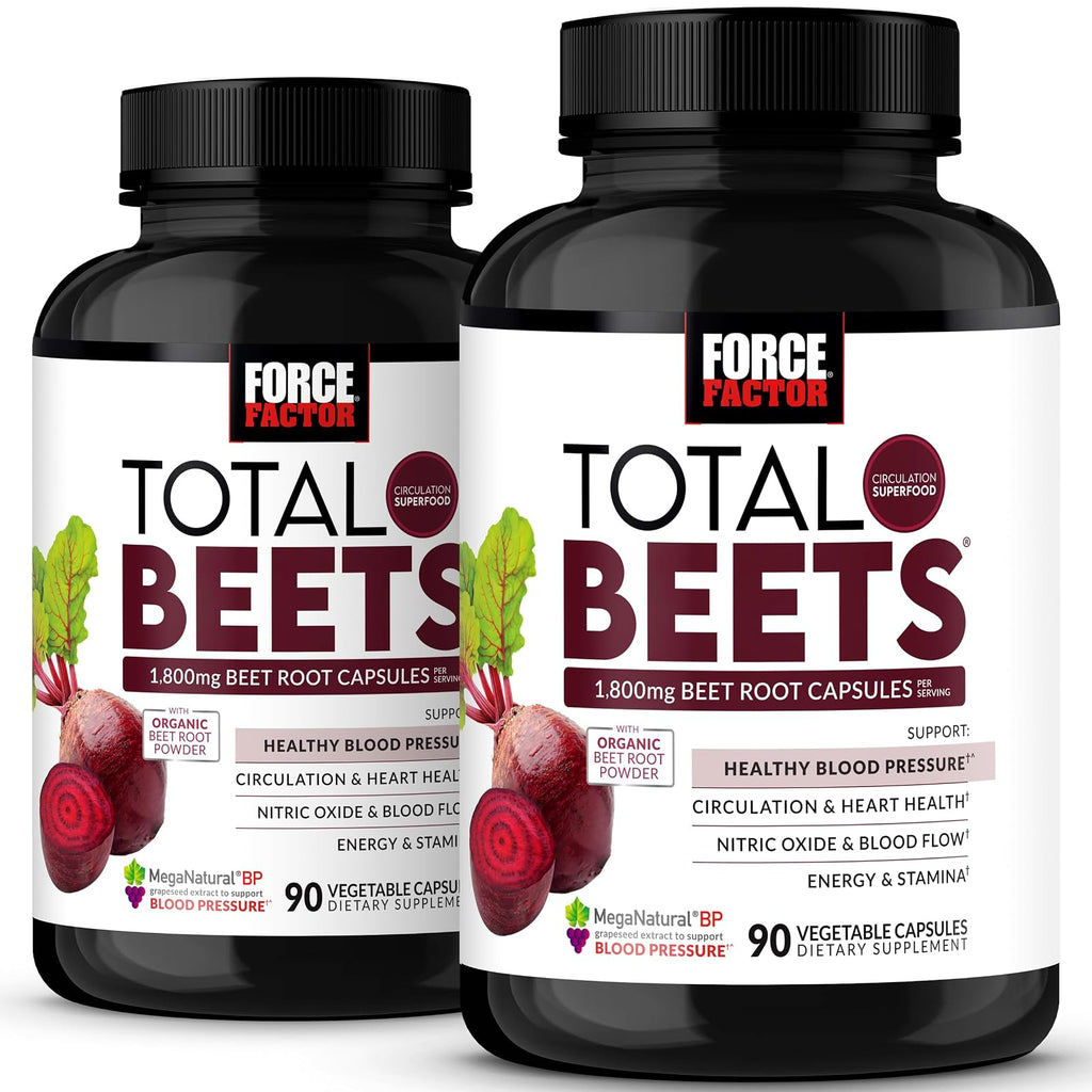 Force Factor beet root capsules for heart health