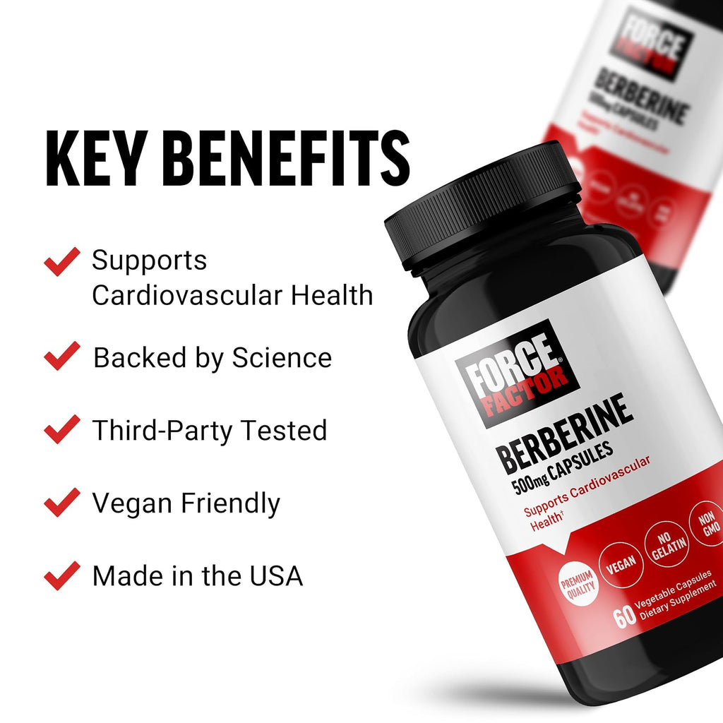 Force Factor berberine for digestive health