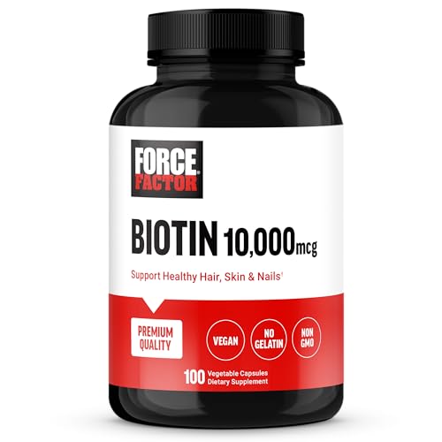Force Factor Biotin 10000 mcg capsules