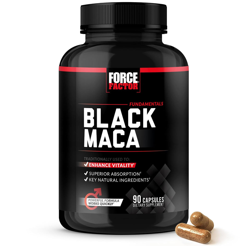 Force Factor Black Maca Root capsules
