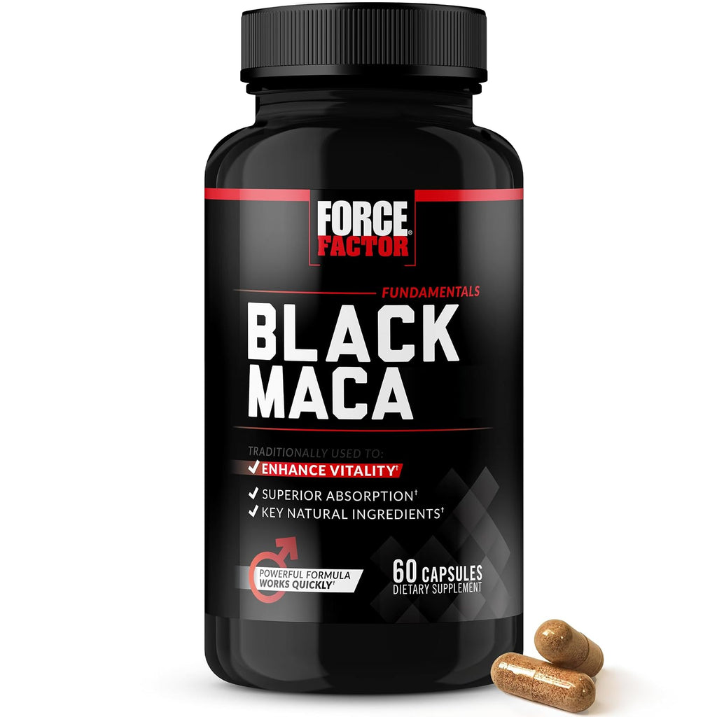 Force Factor Black Maca Root capsules