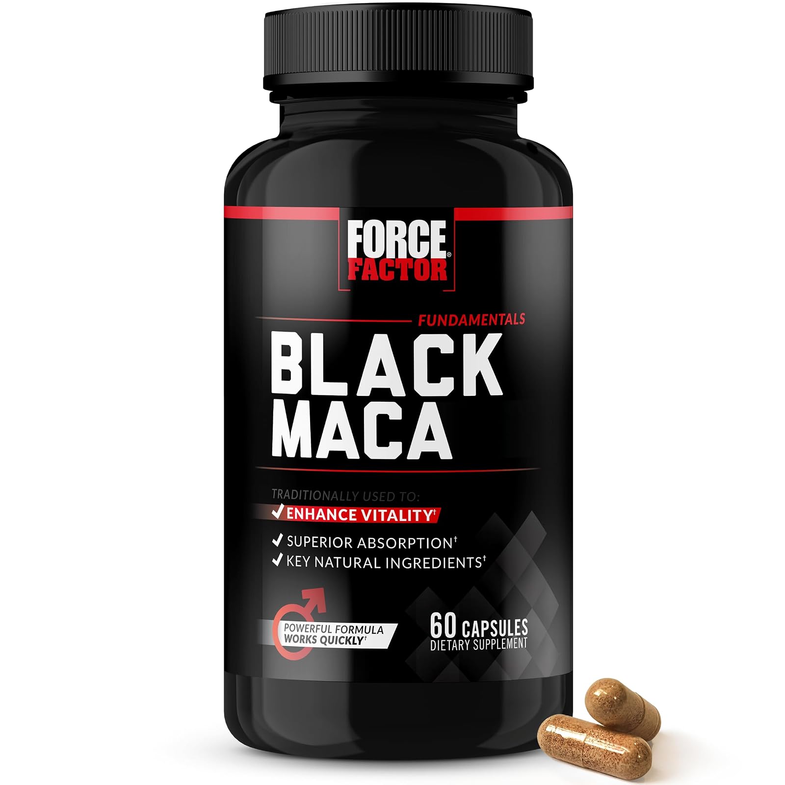 Force Factor Black Maca Root capsules