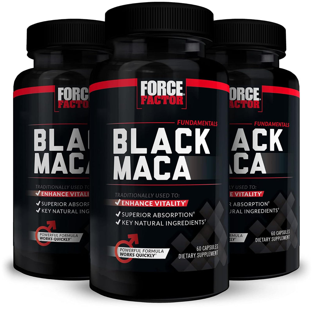 Force Factor Black Maca Root capsules