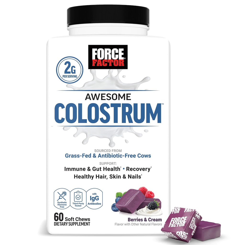 Force Factor bovine colostrum capsules