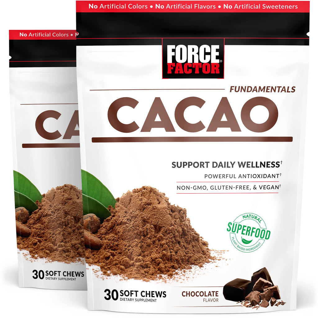Force Factor Cacao energy chews