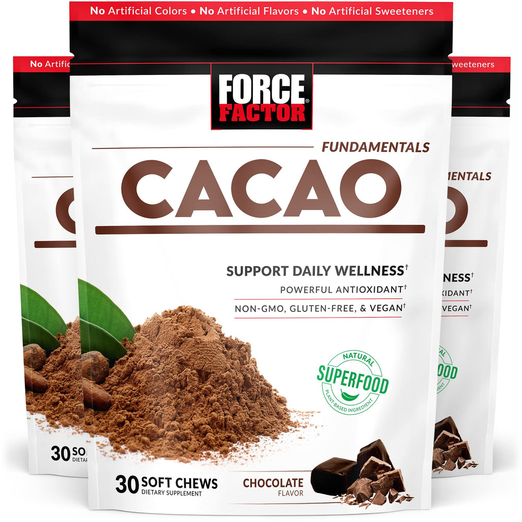 Force Factor Cacao energy chews
